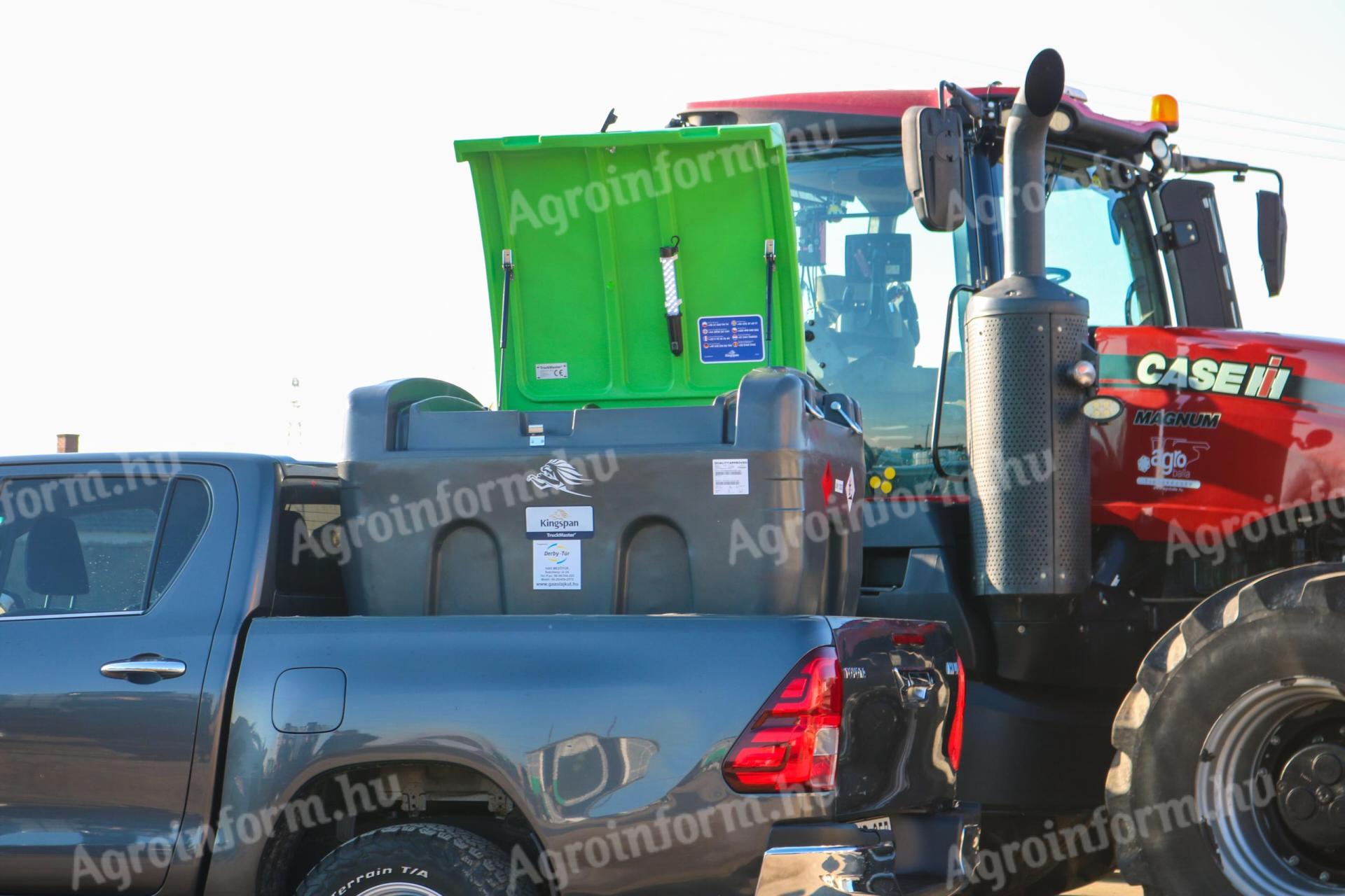 Kingspan TruckMaster 900 literes szállítható mobil gázolajtartály IBC ...