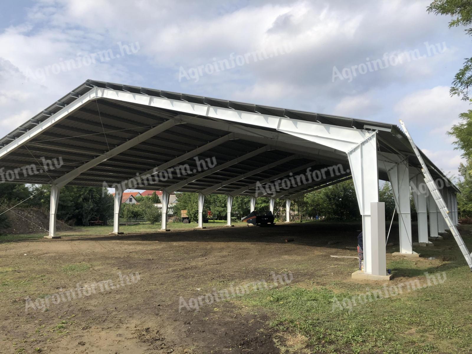 12 x 24 x 4, 5 nyitott tároló tetővel - Heves vármegye Gyöngyös ...