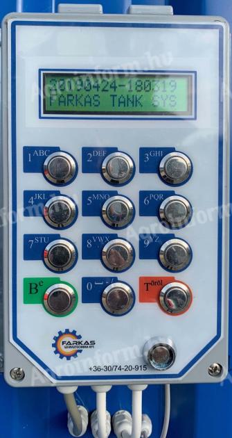 Farkas Tank System FTS tankolóautomata, kettős azonosítású, MEGLÉVŐ ...
