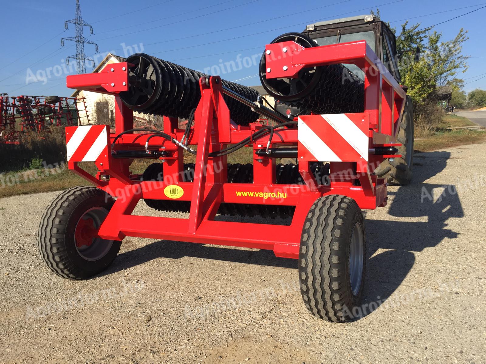 Új! VAgro 6,2 m-es hidr. cambridge-henger 2 év garanciával - Komárom ...