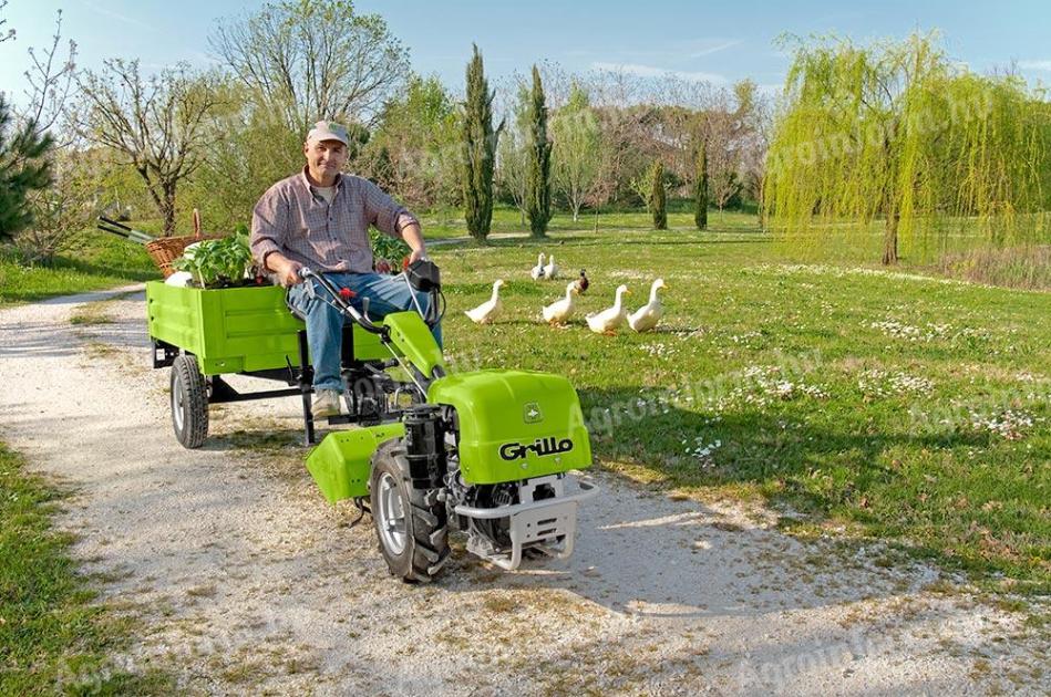Grillo G107d egytengelyes traktor talajmaróval - Bács-Kiskun vármegye ...