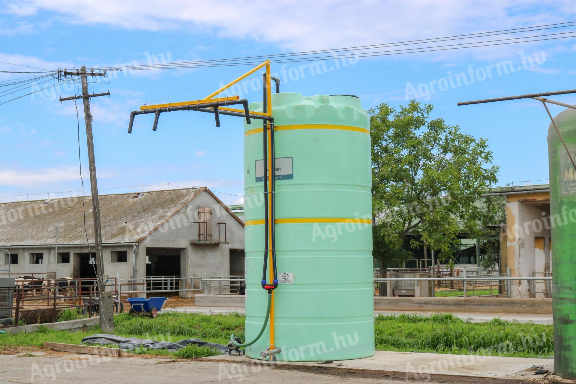 Melasz tároló tartály keverőrendszerrel és adagolóval, 20.000 literes ...