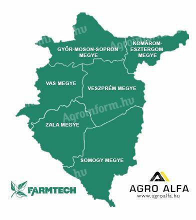 Farmtech DDK 2400 háromtengelyes pótkocsi (27 t), készletről - Vas ...
