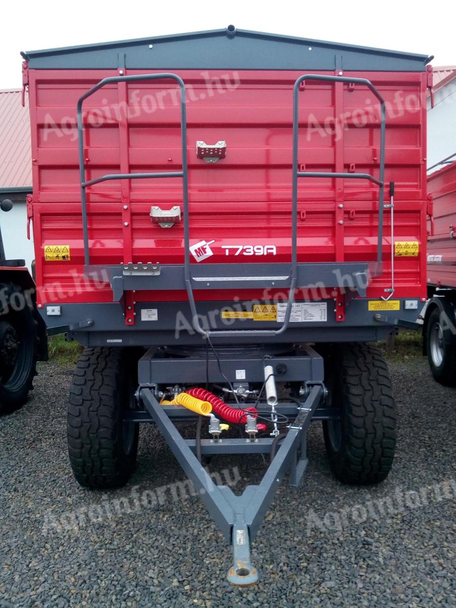 Metal Fach pótkocsi T739A 14 t állattartó és kertészeti pályázatokhoz ...