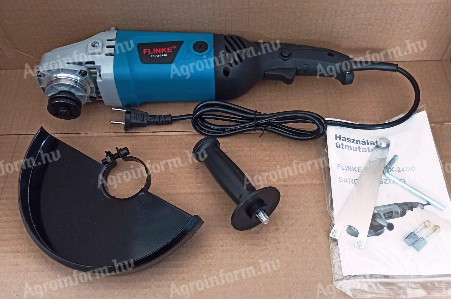 Nagy sarokcsiszoló, 230-as nagy flex, 2400W/6500rpm * Flinke FK-FX-2400 ...
