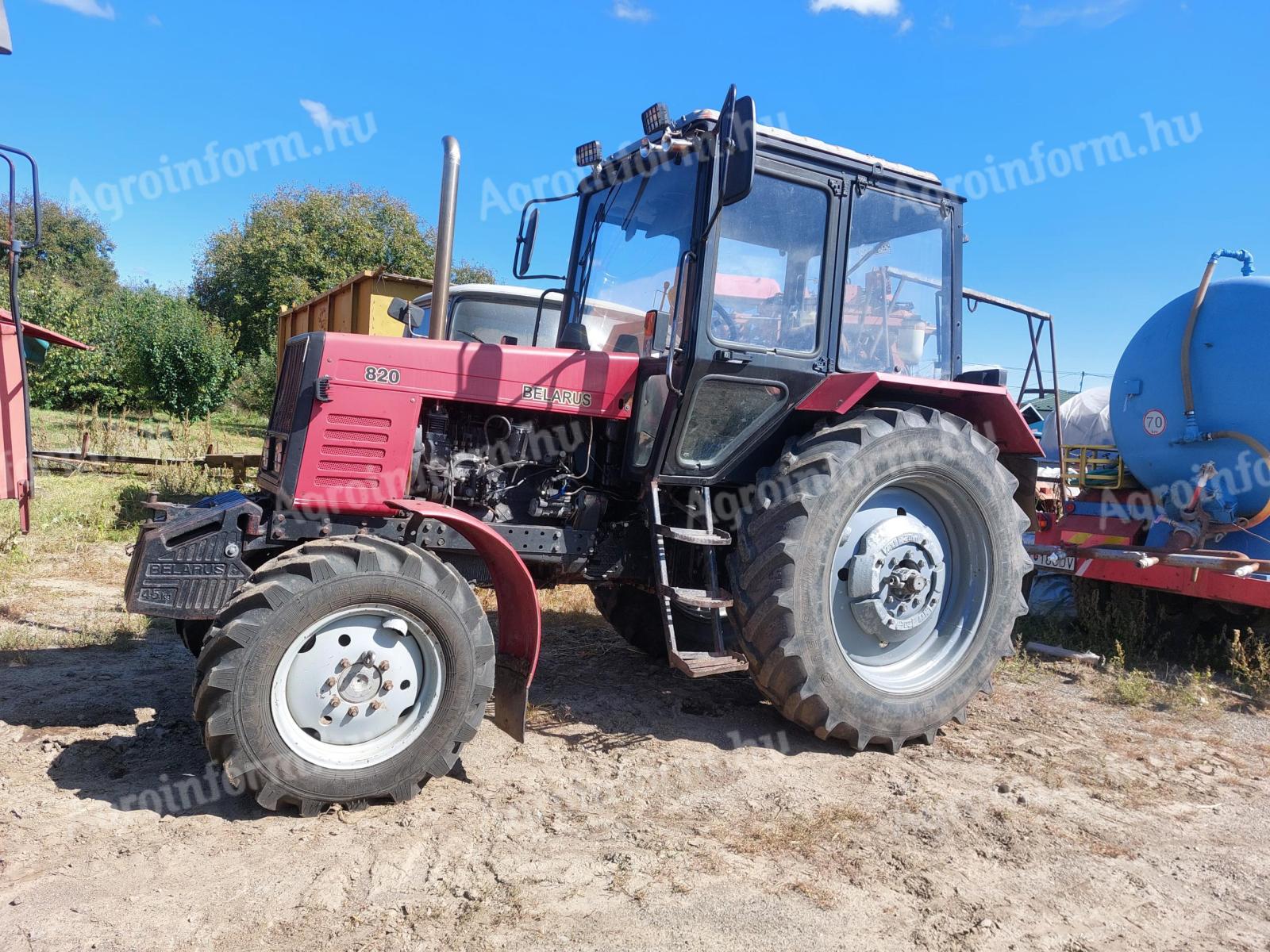 Traktor MTZ 820 Belarus - Nagyráska 73 07675 Szlovákia - Agroinform.hu