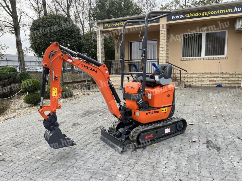 SHERPA WE12 Pro - Kubota motoros mini kotró ÚJ - Bács-Kiskun vármegye ...