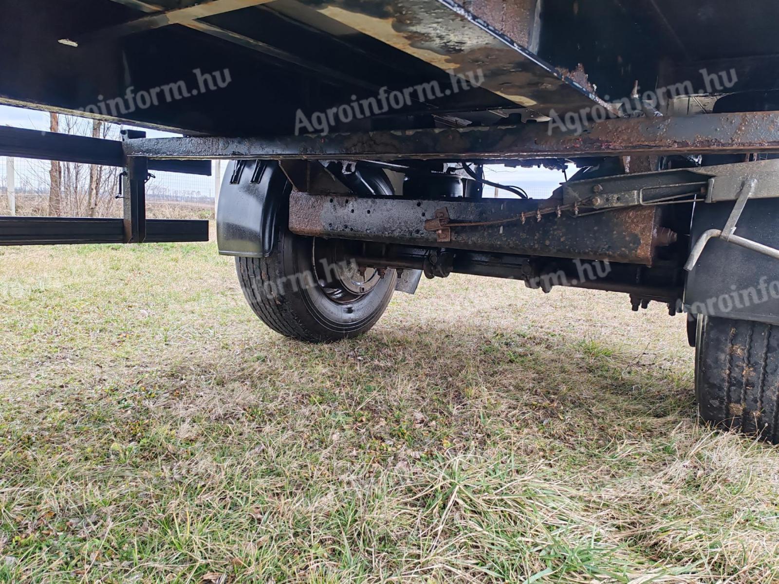 Fix platós pótkocsi 18 tonna össztömegű eladó - Fejér vármegye 8127 Aba ...