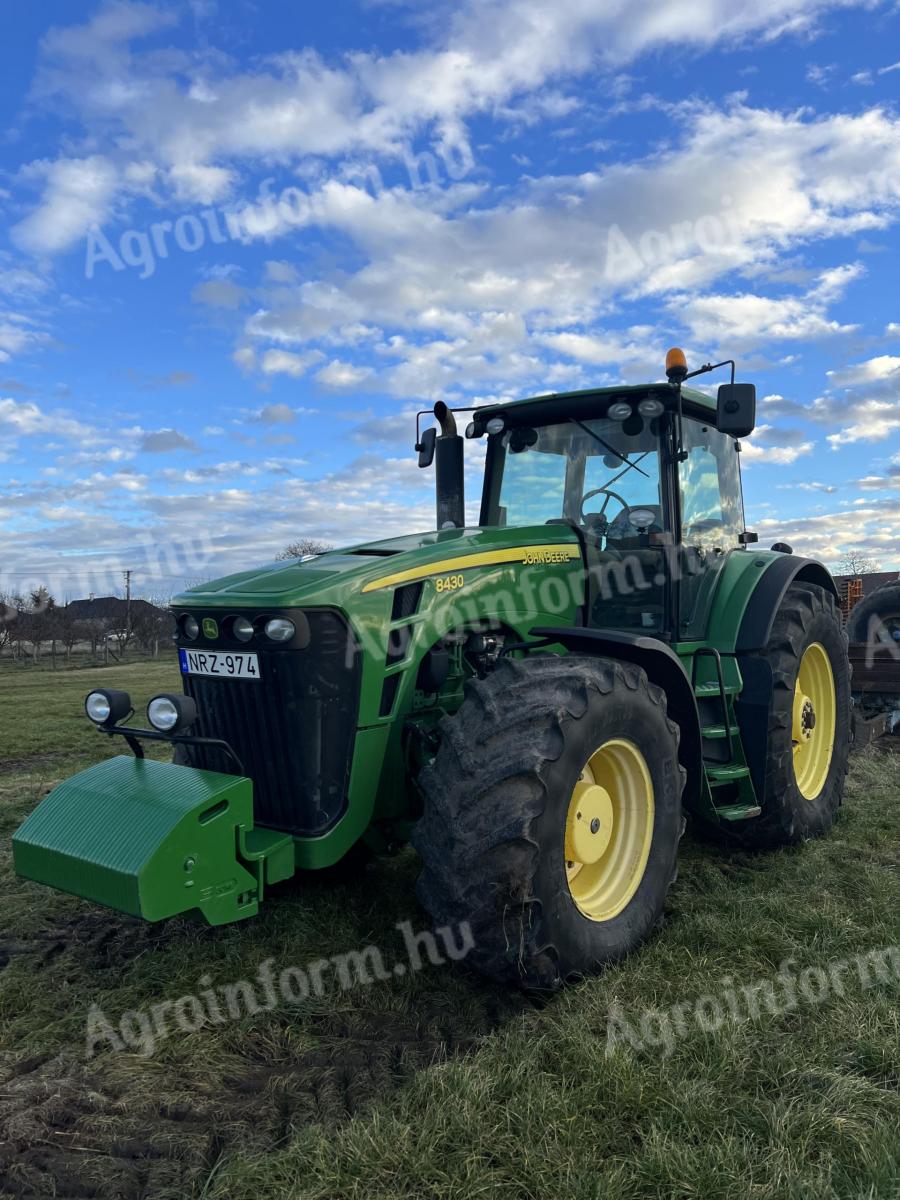 John Deere 8430 - Veszprém vármegye 8308 Sáska - Agroinform.hu