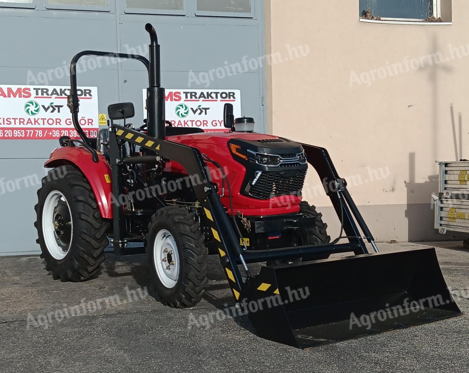 Új AMS554 szervokormányos, irányváltós, összkerekes 55 LE traktor ...