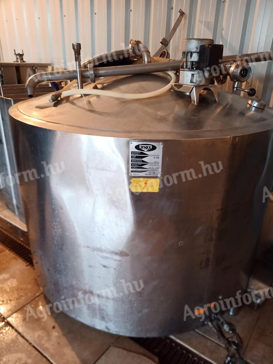 900 literes inox tejtartály eladó - Szabolcs-Szatmár-Bereg vármegye ...