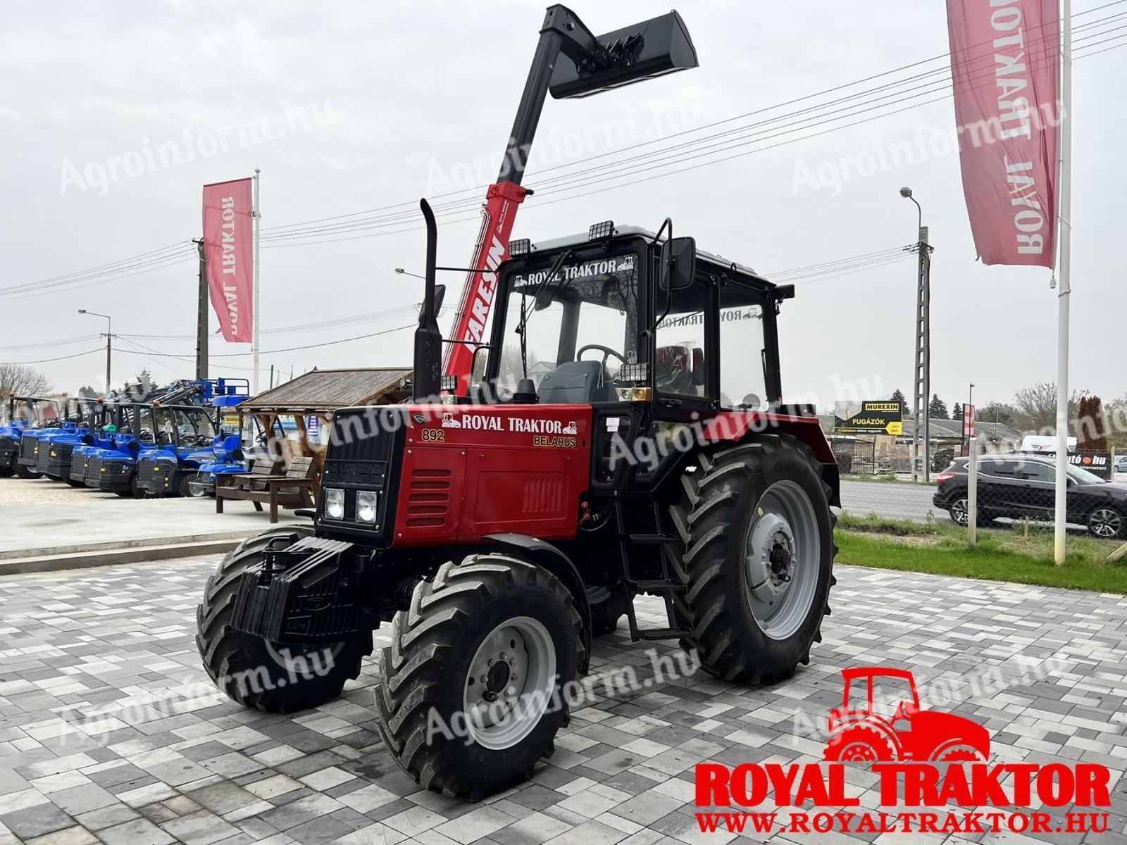 BELARUS MTZ 892.2 TURBÓS TRAKTOR - RAKTÁRKÉSZLETRŐL - LÍINGRE 3% ...