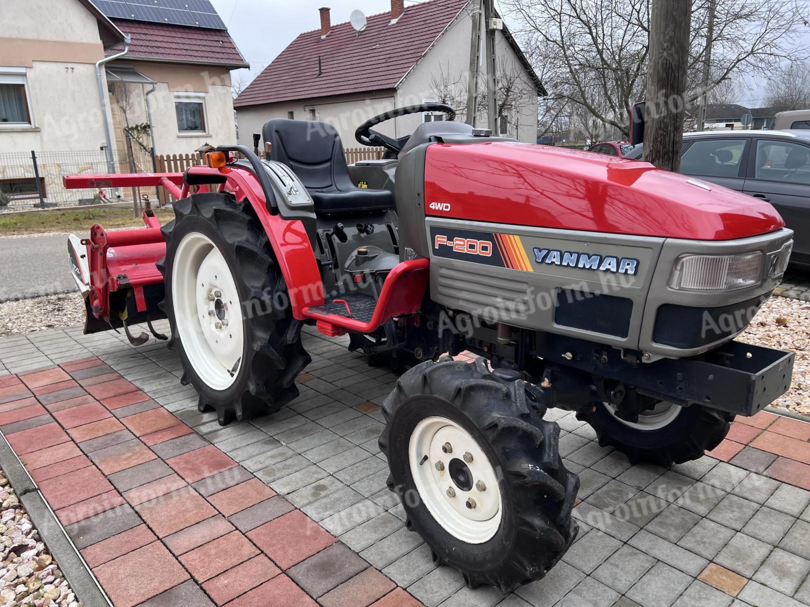 Yanmar F-200 Japán kistraktor / Traktor (Kubota, Iseki, Carraro) - Bács ...