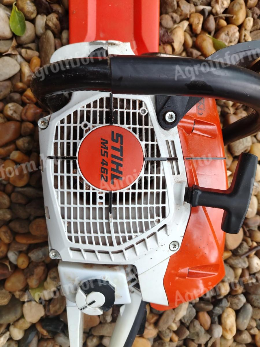 STIHL MS 461 láncfűrész 45-ös helyett 70-es KÖNNYÍTETT LAPPAL // alig ...