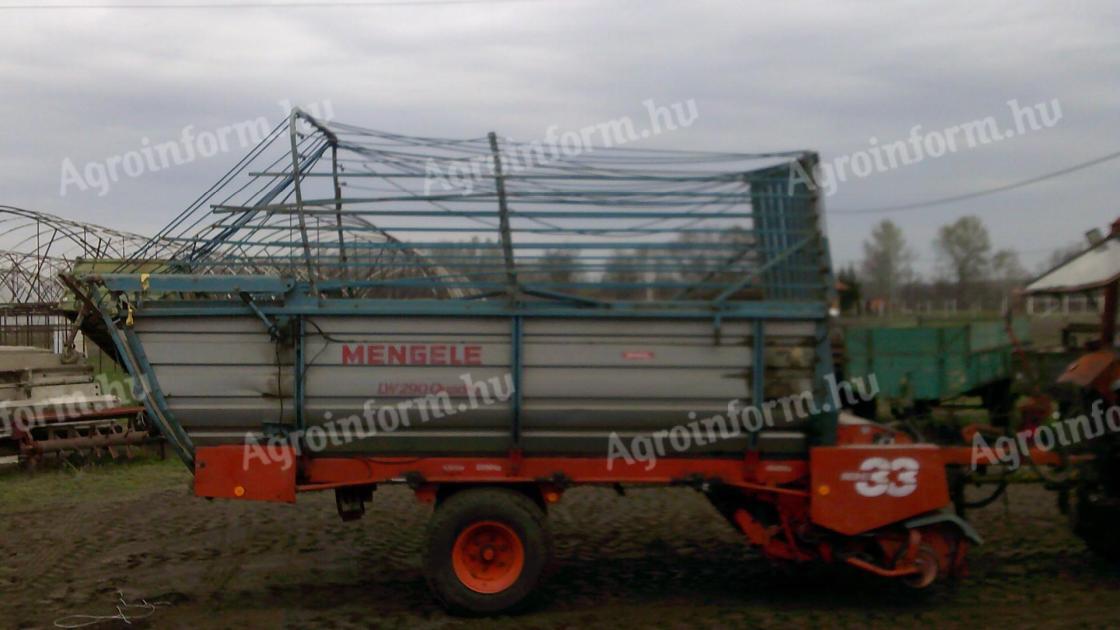 Mengele LW 290 Quadro tip 29 köbös hamszter rendfelszedő kocsi 33 DB ...