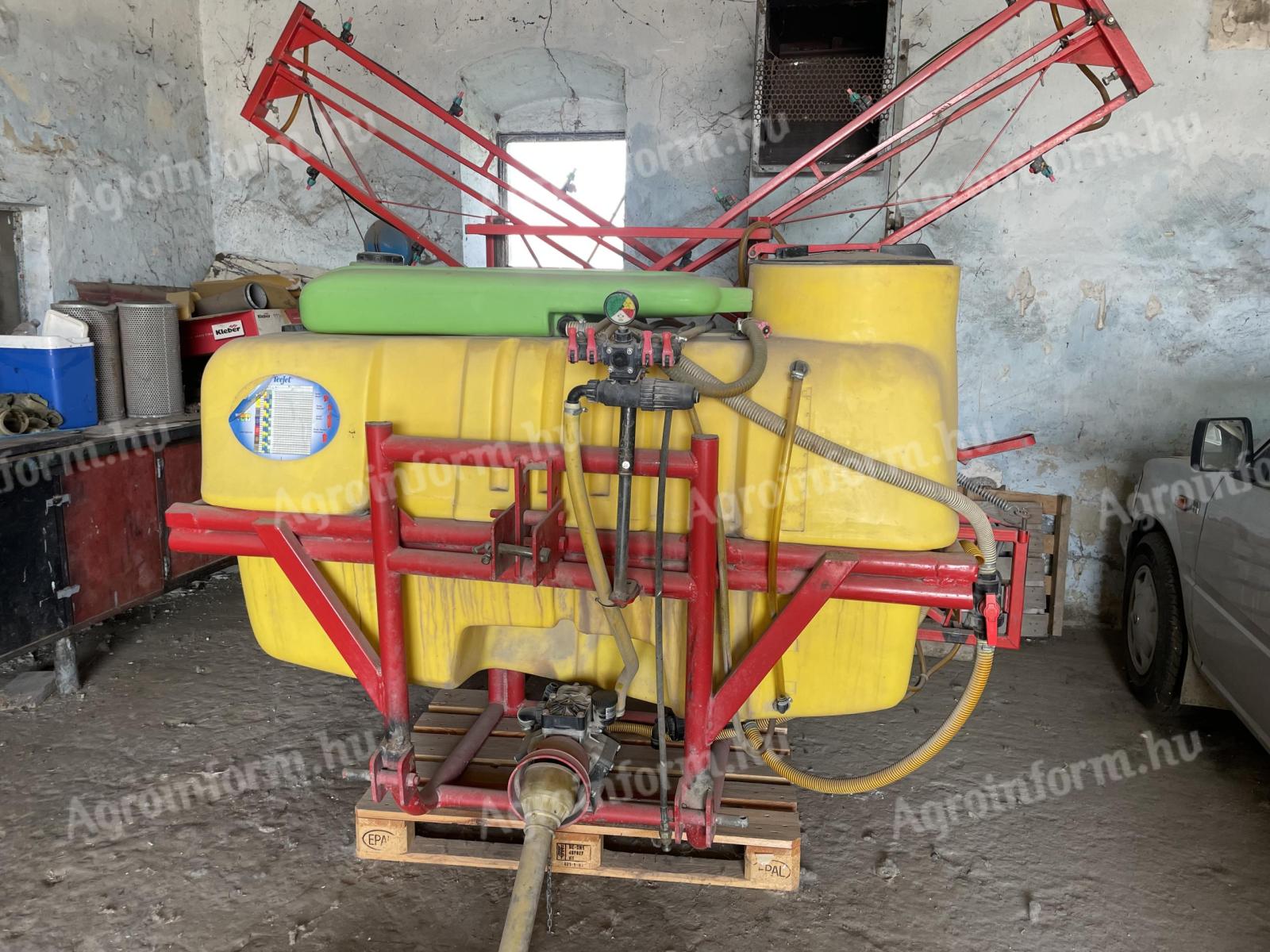 Garden Jet 1000 literes vegyszerező, 15 méteres kerettel eladó - Bács ...