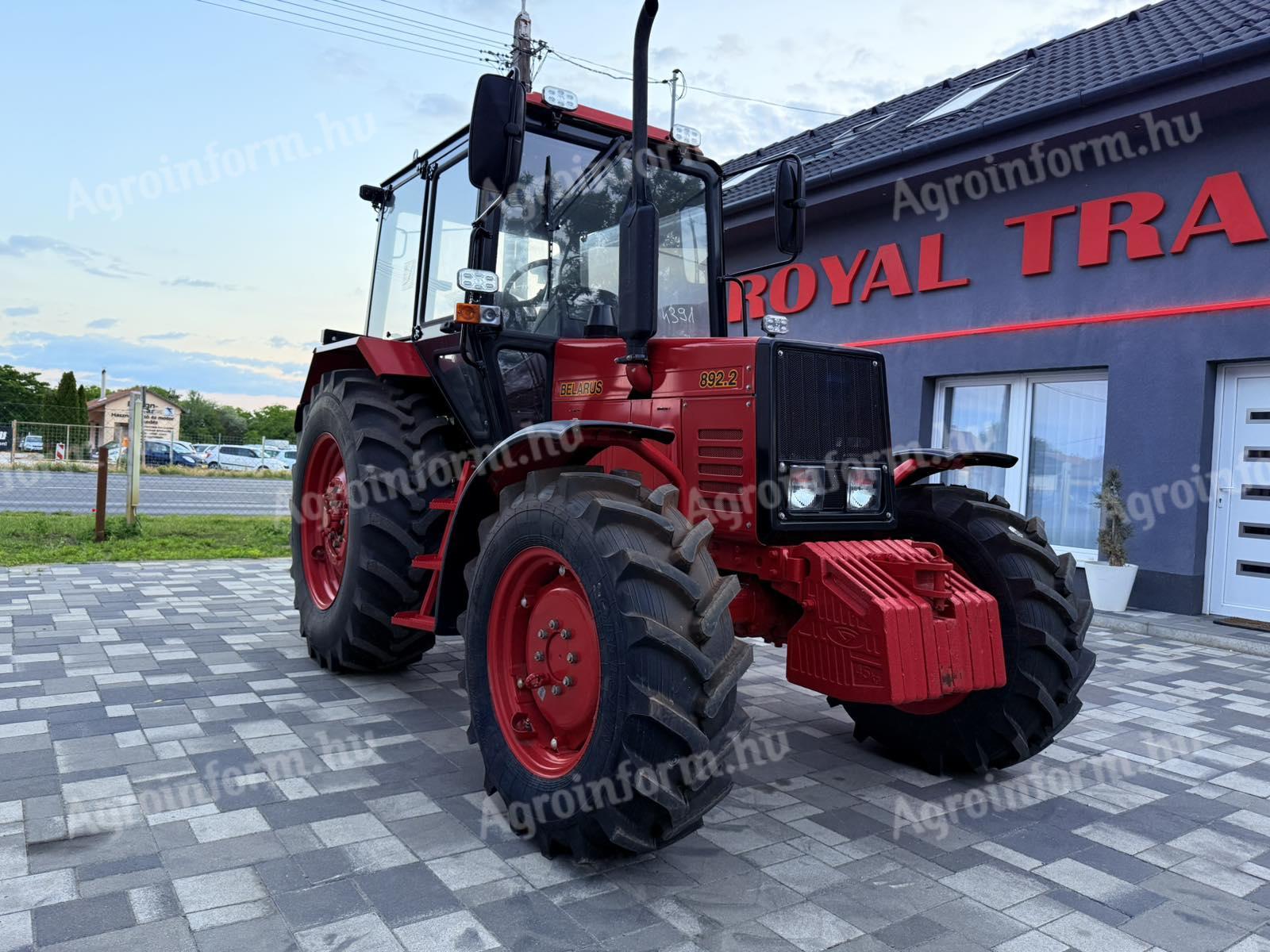 BELARUS MTZ 892.2 TURBO - KÉSZLET EREJÉIG - LÍZINGRE - 10% ÖNERŐTŐL ...