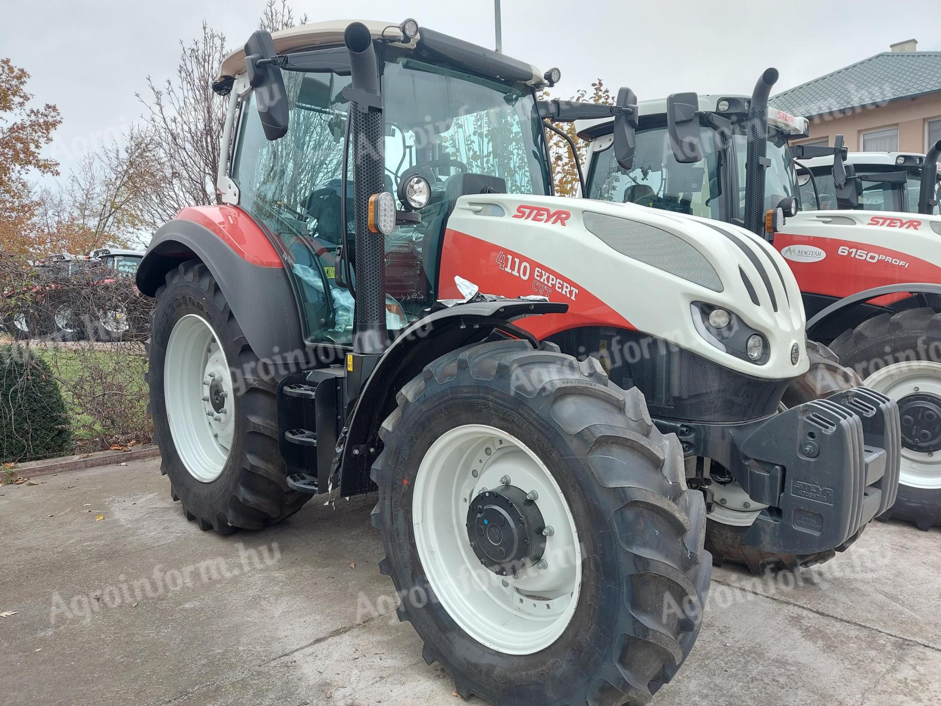 Steyr Expert CVT 4100 és 4110 traktorok készletről - Jász-Nagykun ...