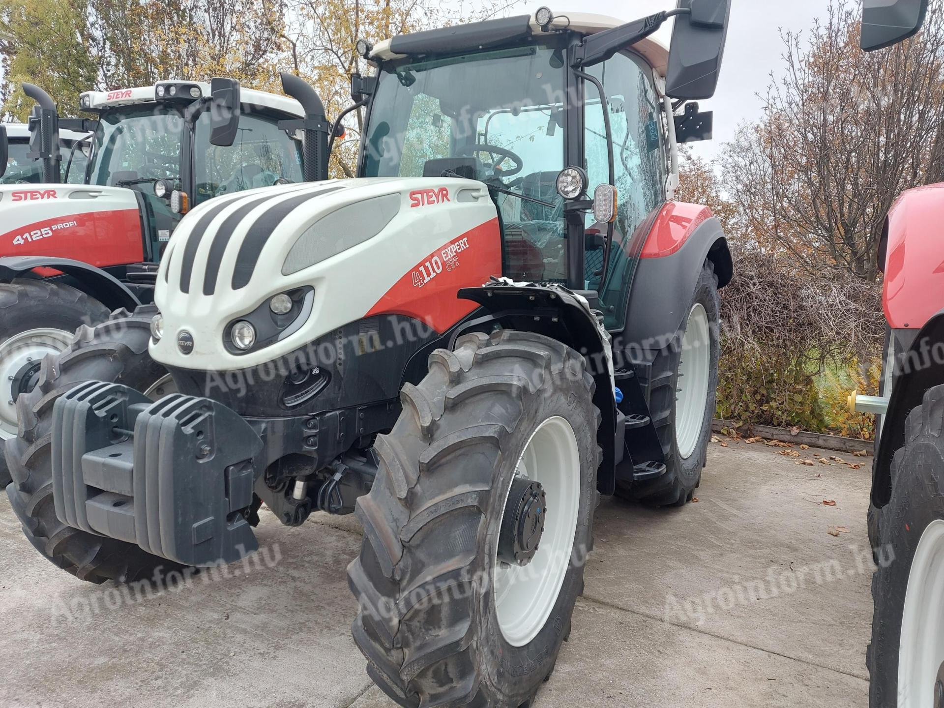 Steyr Expert CVT 4100 és 4110 traktorok készletről - Jász-Nagykun ...