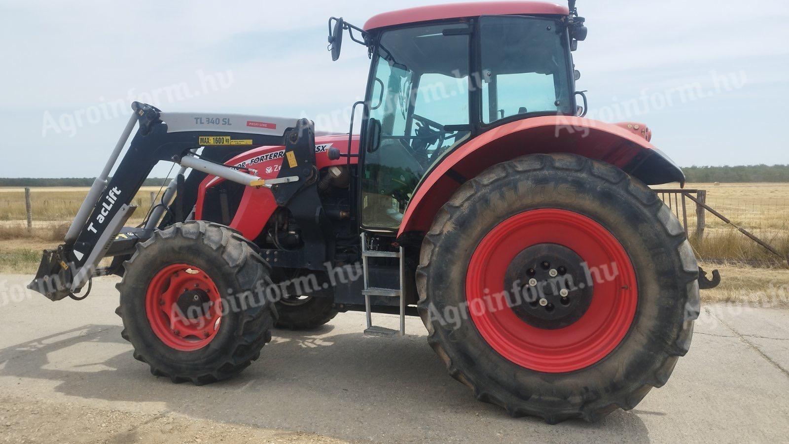 Zetor Forterra 130 traktor TracLift homlokrakodóval, jó állapotban ...