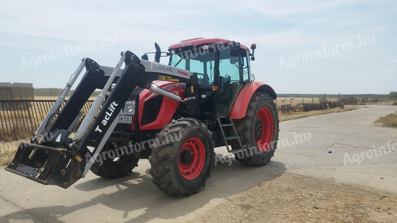 Zetor Forterra 130 traktor TracLift homlokrakodóval, jó állapotban ...