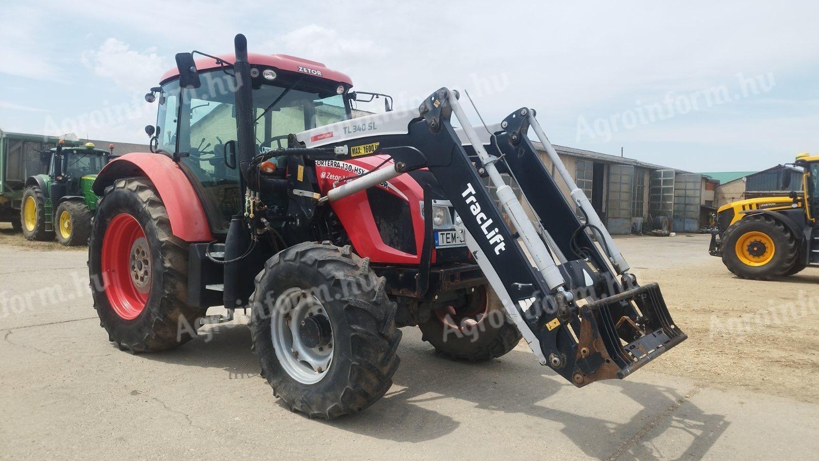 Zetor Forterra 130 traktor TracLift homlokrakodóval, jó állapotban ...