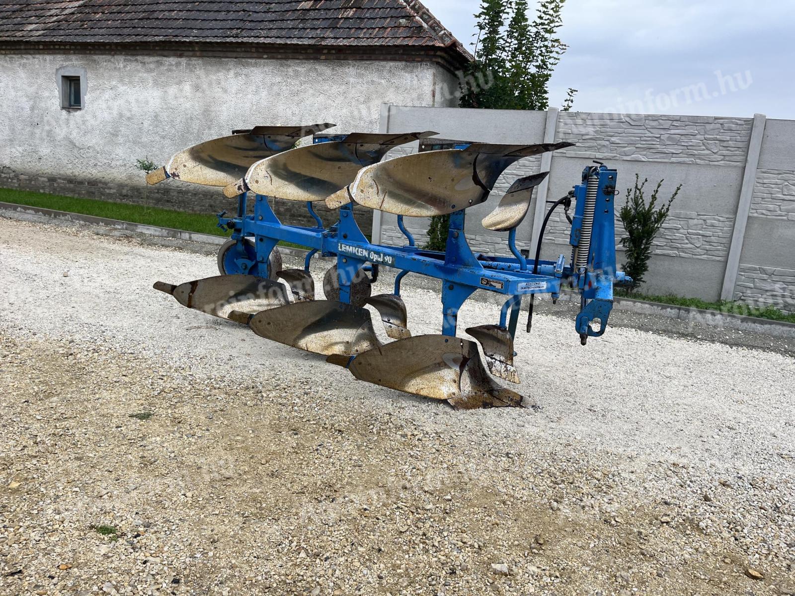 Lemken opal 90, 3 fejes váltvaforgatós eke - Győr-Moson-Sopron vármegye 9142 Rábapatona ...