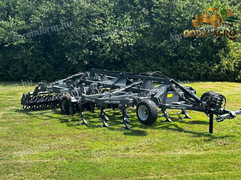 Új Helagro KBOH 4 m vontatott gruber dupla U hengerrel – erősített ...
