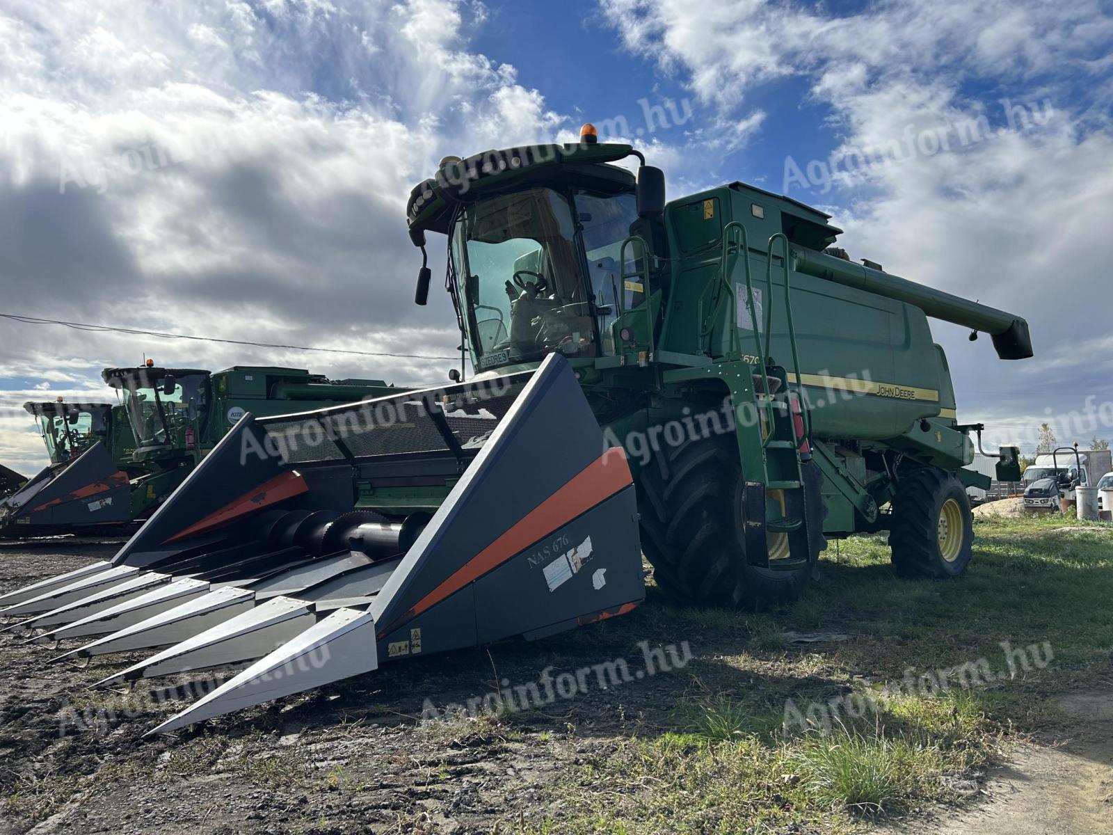 John Deere T670 kombájn - Borsod-Abaúj Zemplén vármegye 3971 Tiszakarád ...