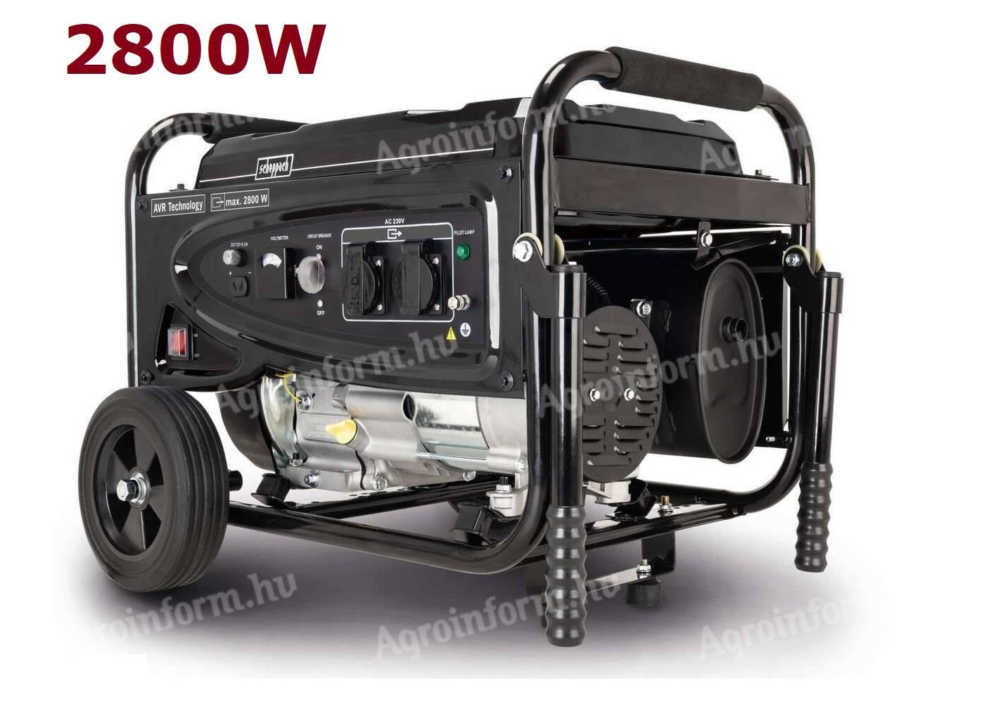 Áramfejlesztő, aggregátor 2800 watt – Scheppach BGT2800 - Győr-Moson ...