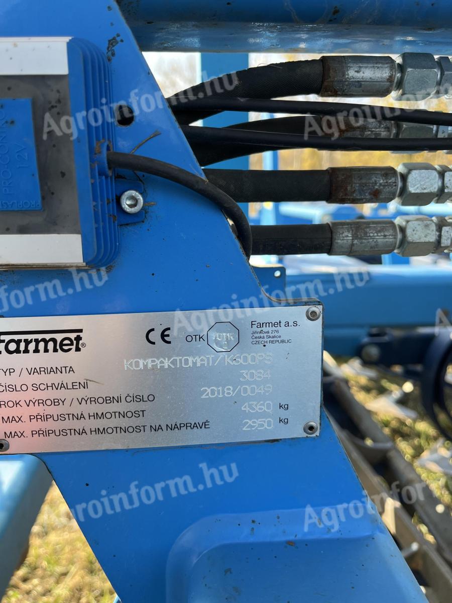 Farmet kompaktor 6 méter munkaszélességgel, kiváló állapotban eladó ...