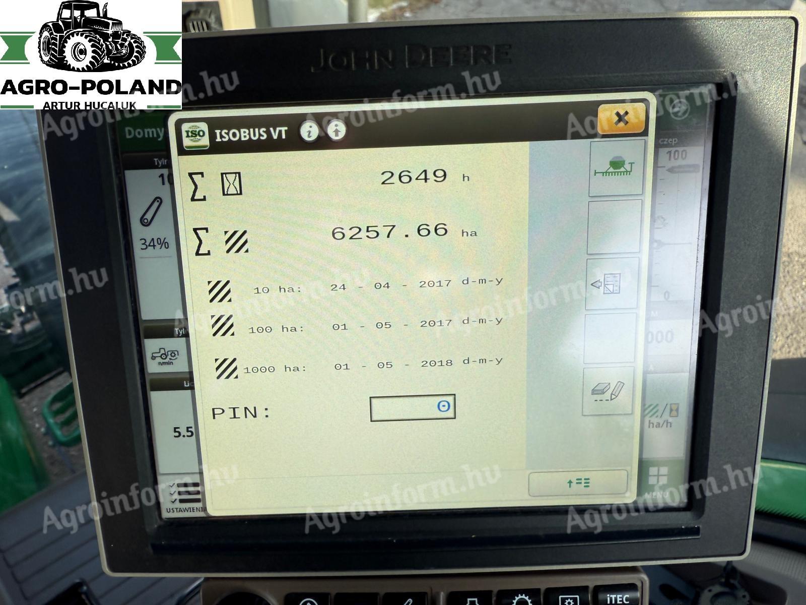 John Deere 750A - 2017 - 6 m - 2649 h - Greenstar/ISOBUS - újabb modell - 57-350 Kudowa-Zdroj ...