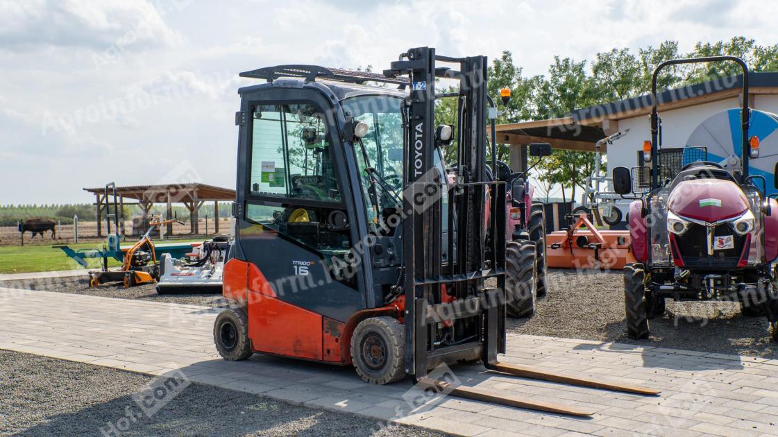 Elektromos villás targonca max. 1600 kg (használt állapot) / Toyota ...