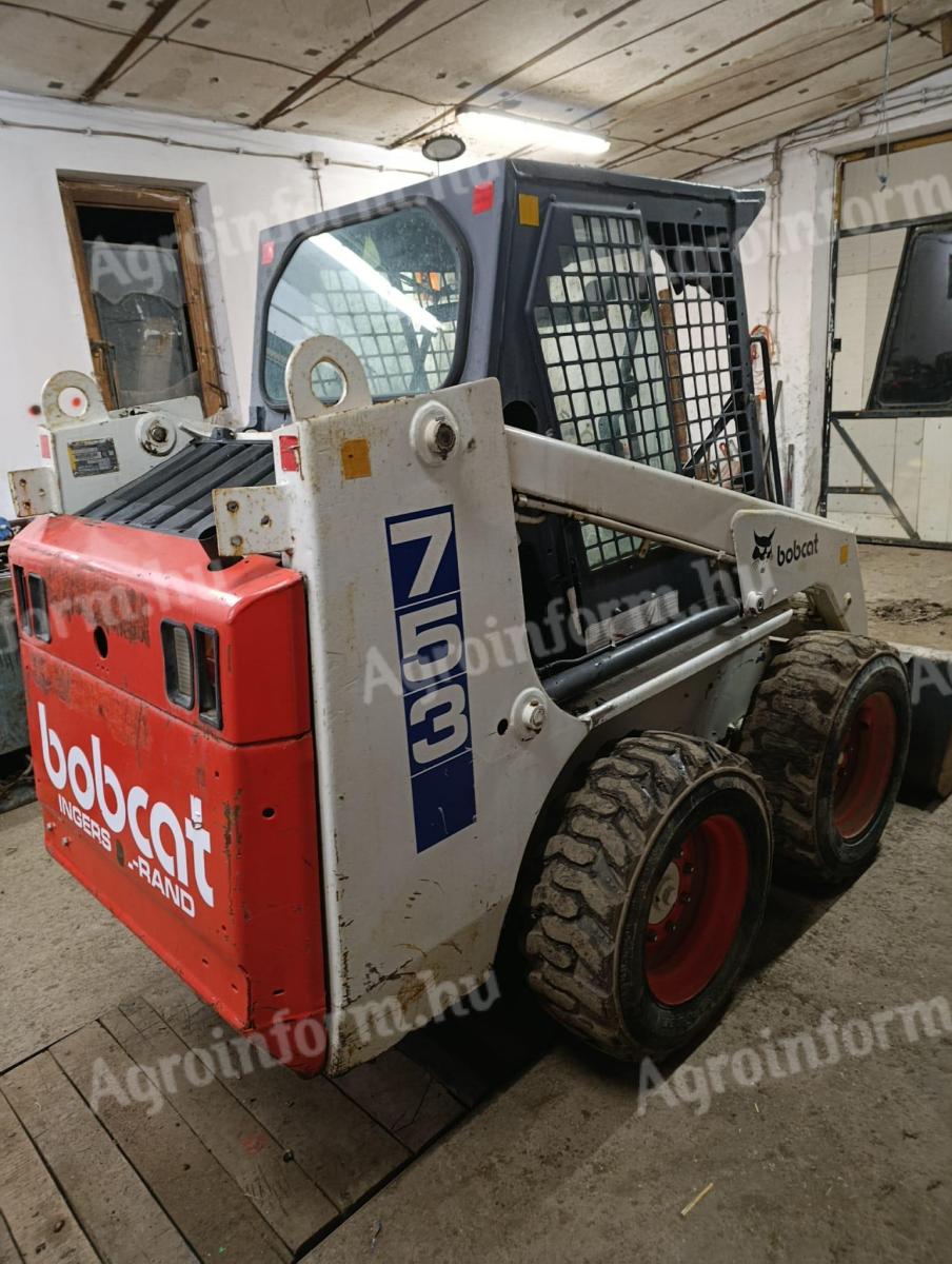 Bobcat 753-as csúszókormányzású rakodógép eladó jó állapotban - Békés vármegye 5510 Dévaványa ...