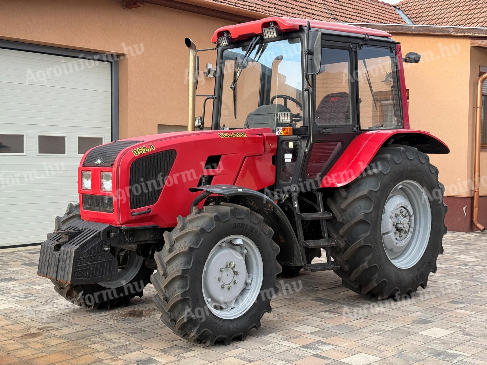 Belarus MTZ 952.4 traktor - Csongrád-Csanád vármegye 6791 Szeged ...