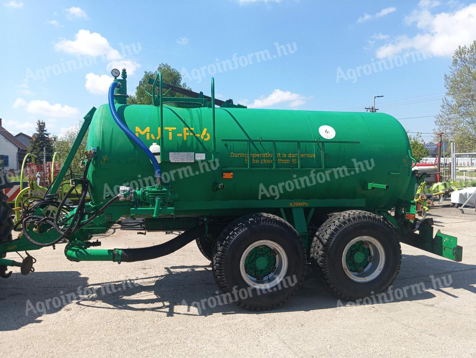 MJT-F-6 szippantó - Tolna vármegye 7020 Dunaföldvár - Agroinform.hu
