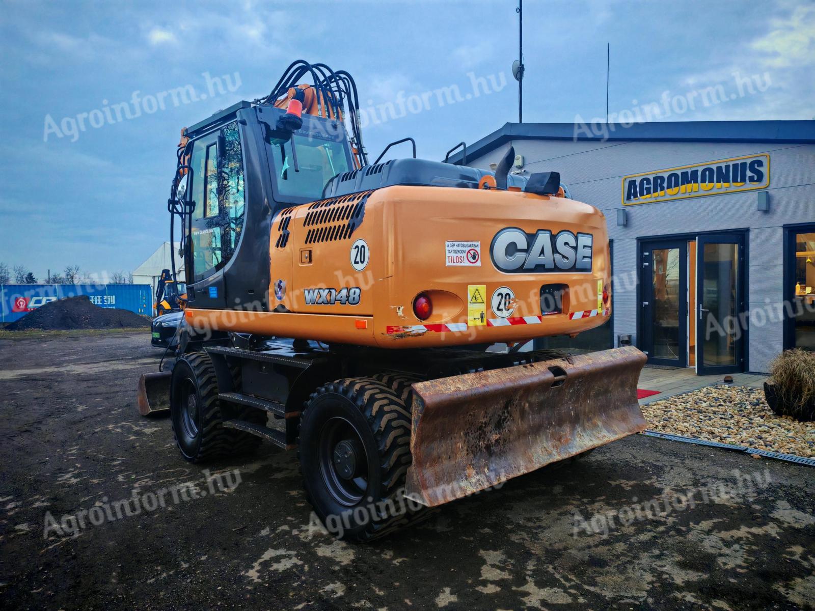 Case WX148 gumikerekes forgókotró - Hajdú-Bihar vármegye 4002 Debrecen ...