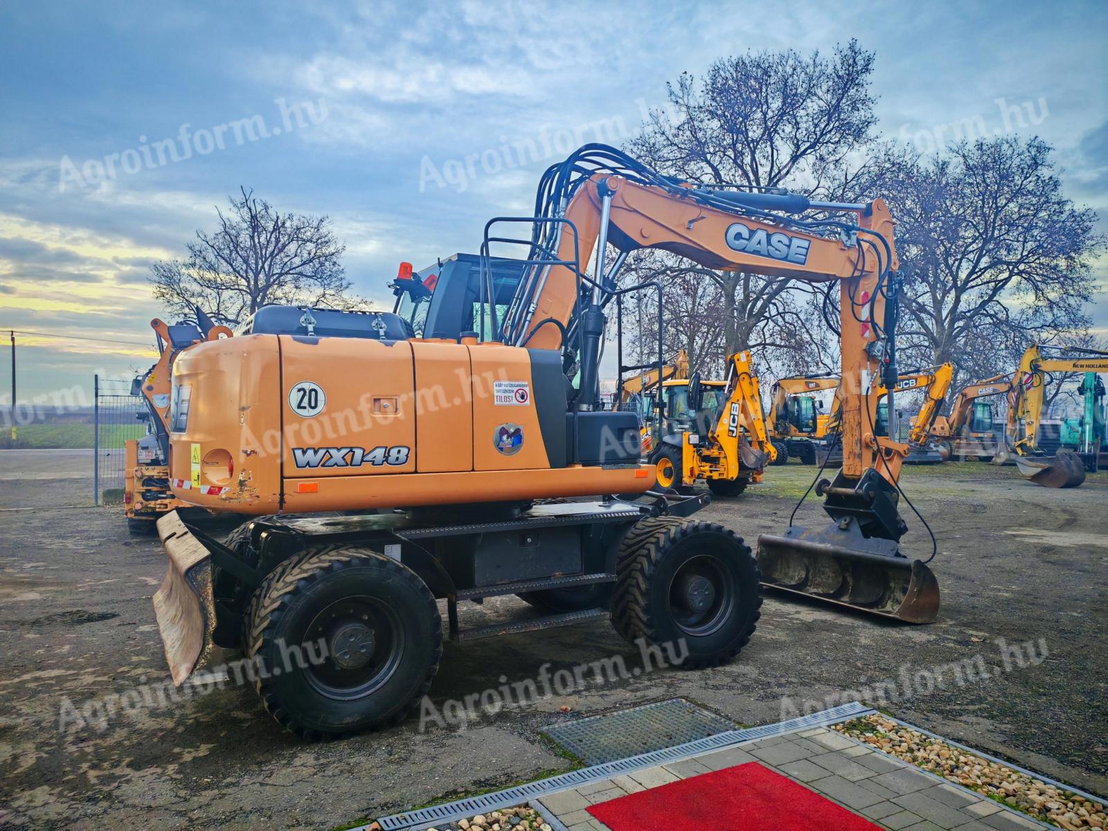 Case WX148 gumikerekes forgókotró - Hajdú-Bihar vármegye 4002 Debrecen ...