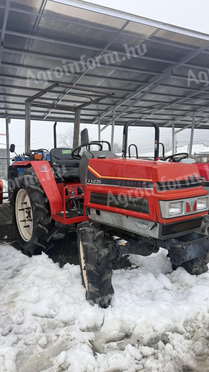 Yanmar FX235 japán kistraktor – 23 LE – 4x4 – Megbízható állapot ...