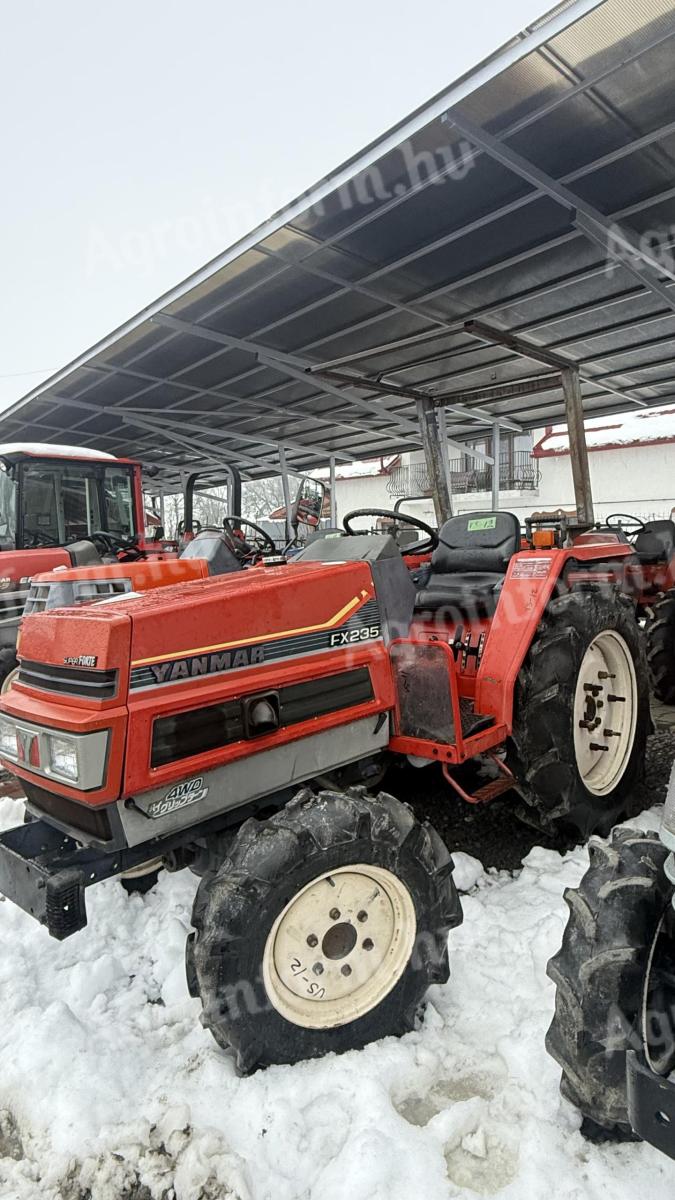 Yanmar FX235 japán kistraktor – 23 LE – 4x4 – Megbízható állapot ...