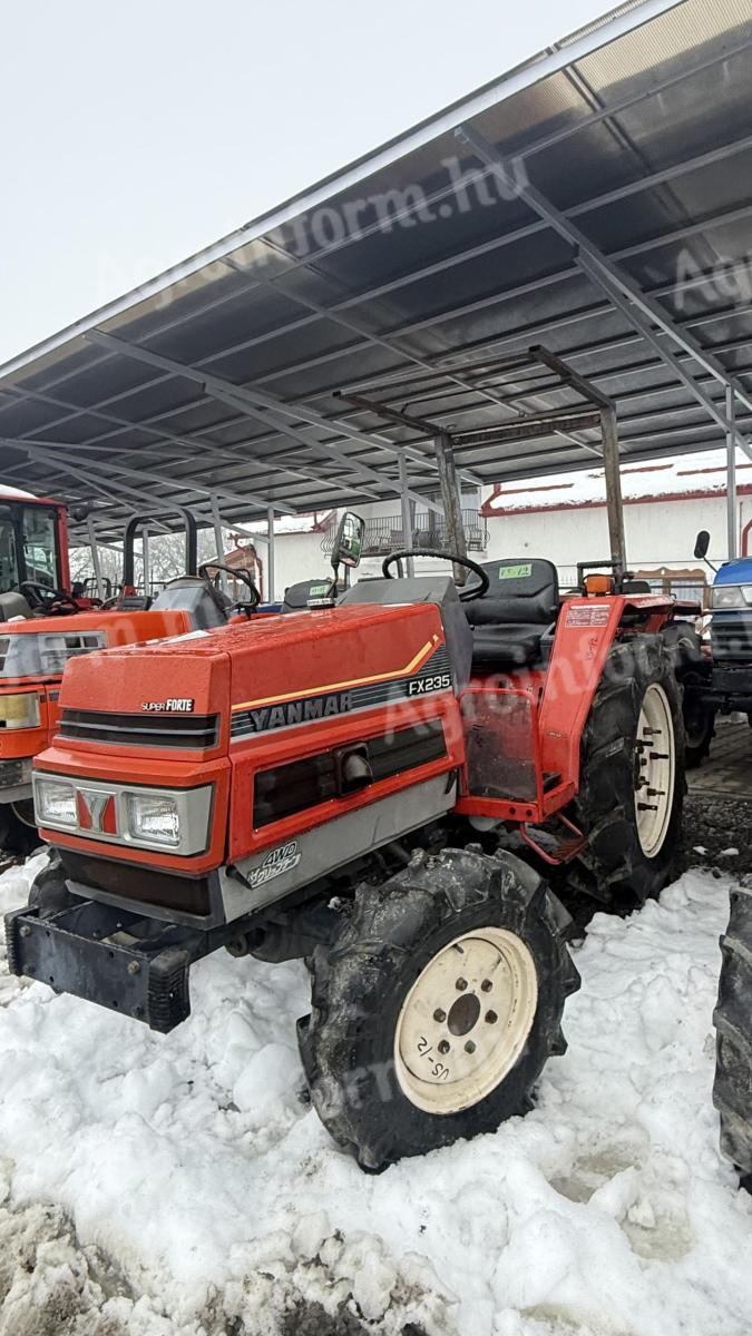 Yanmar FX235 japán kistraktor – 23 LE – 4x4 – Megbízható állapot ...