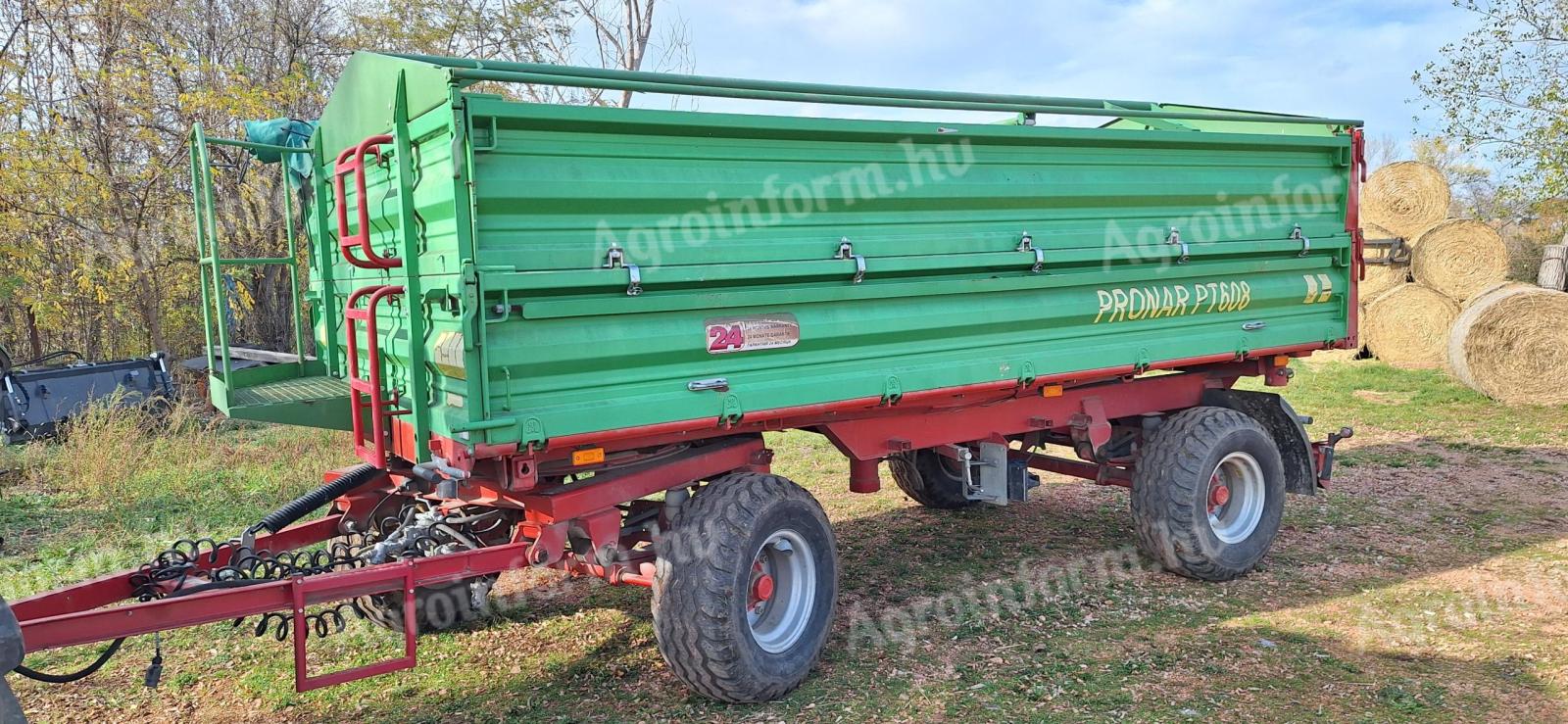 Pronar PT 608 billenőplatós pótkocsi eladó - Győr-Moson-Sopron vármegye ...