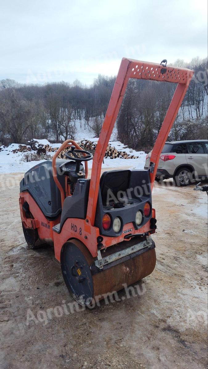 HAMM HD 8 dupla vibrációs úthenger - Veszprém vármegye 8409 Úrkút ...