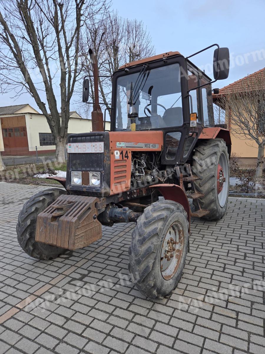 Eladó használt MTZ 820 traktor érvényes okmányokkal - Pest vármegye ...