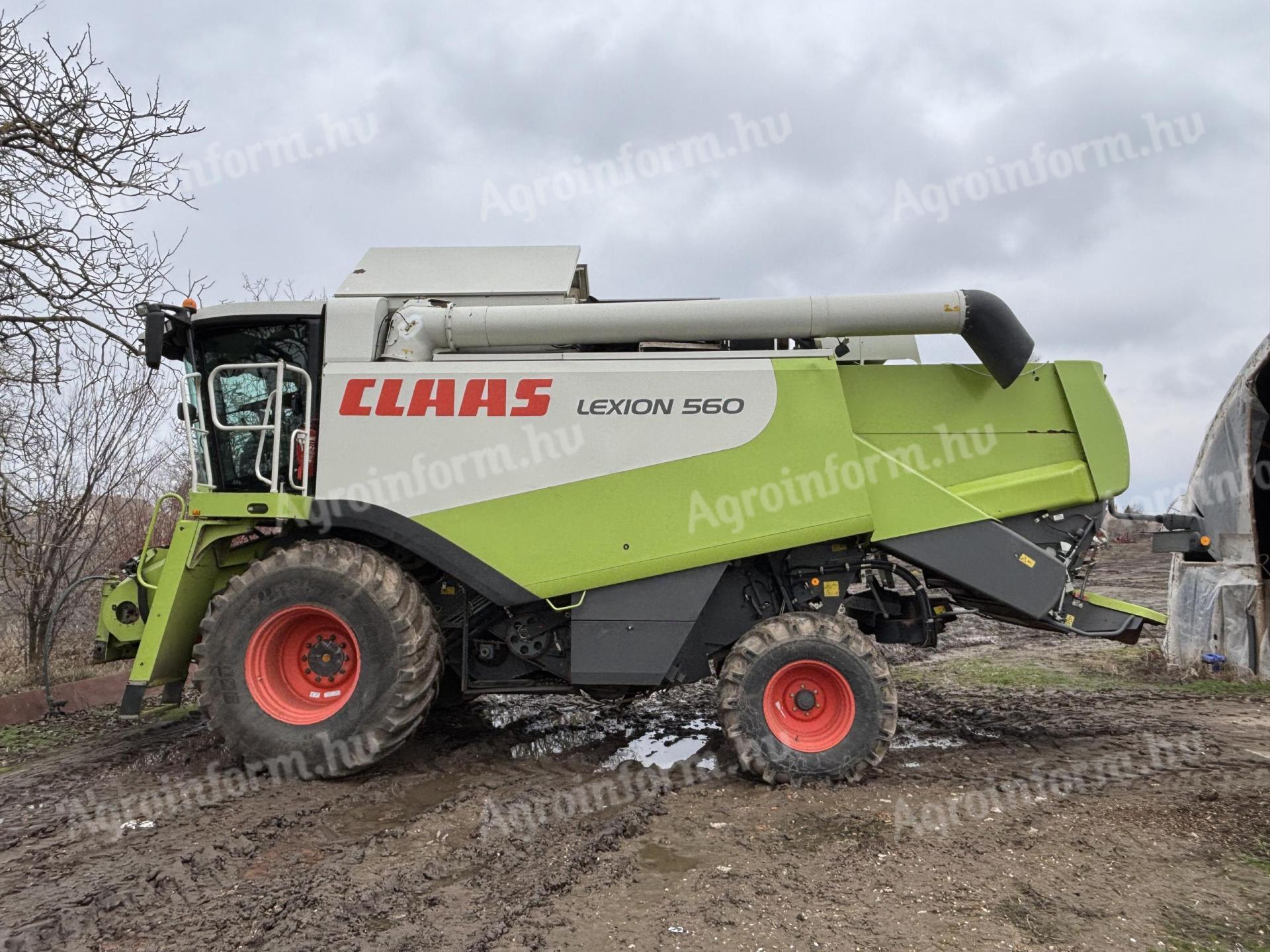 CLAAS LEXION 560 kombájn eladó - Csongrád-Csanád vármegye 6922 Földeák ...