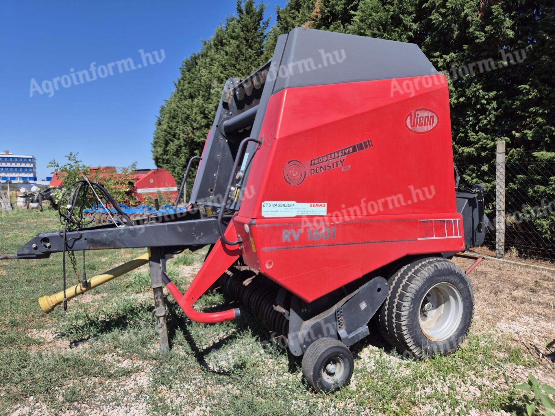 Vicon RV 1601 körbálázó – egyszerű kivitel, könnyű kezelhetőség ...