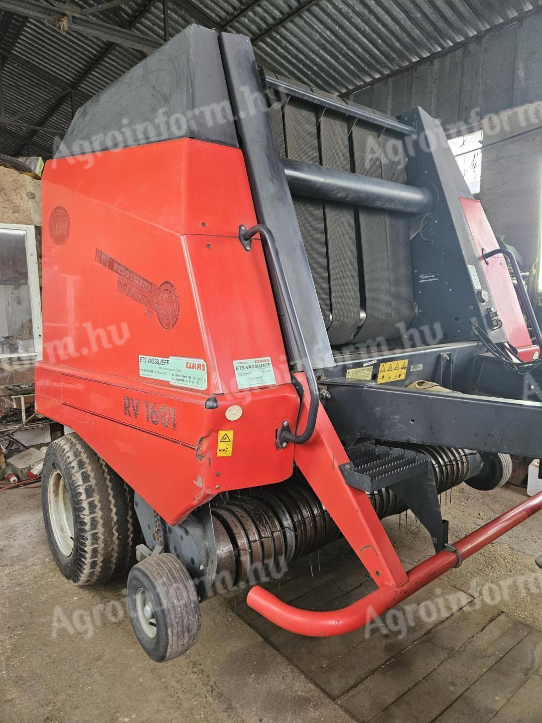 Vicon RV 1601 körbálázó – egyszerű kivitel, könnyű kezelhetőség ...