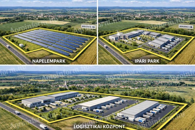 43 390 m² fejlesztési terület eladó – ipari, logisztikai vagy napelem ...