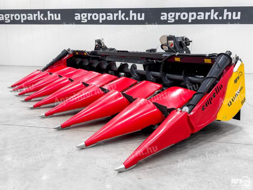 ÚJ Capello Quasar R8 8 soros, csukható vázas kukorica adapter, Claas ...