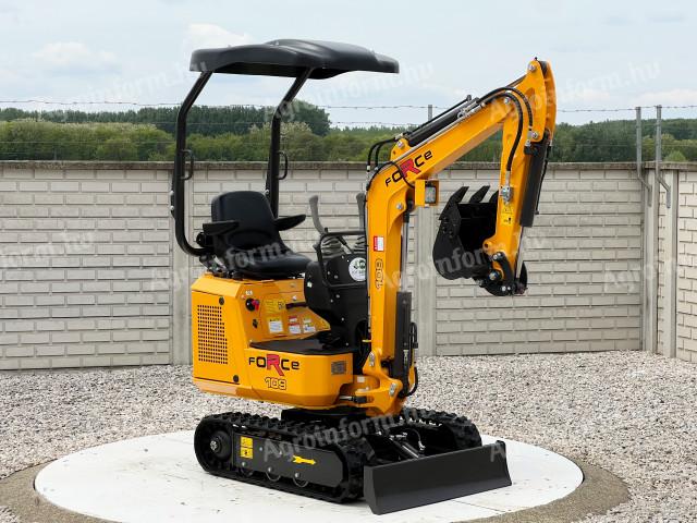 Force 109 mini árokásó / markoló / mini excavator - Szabolcs-Szatmár ...
